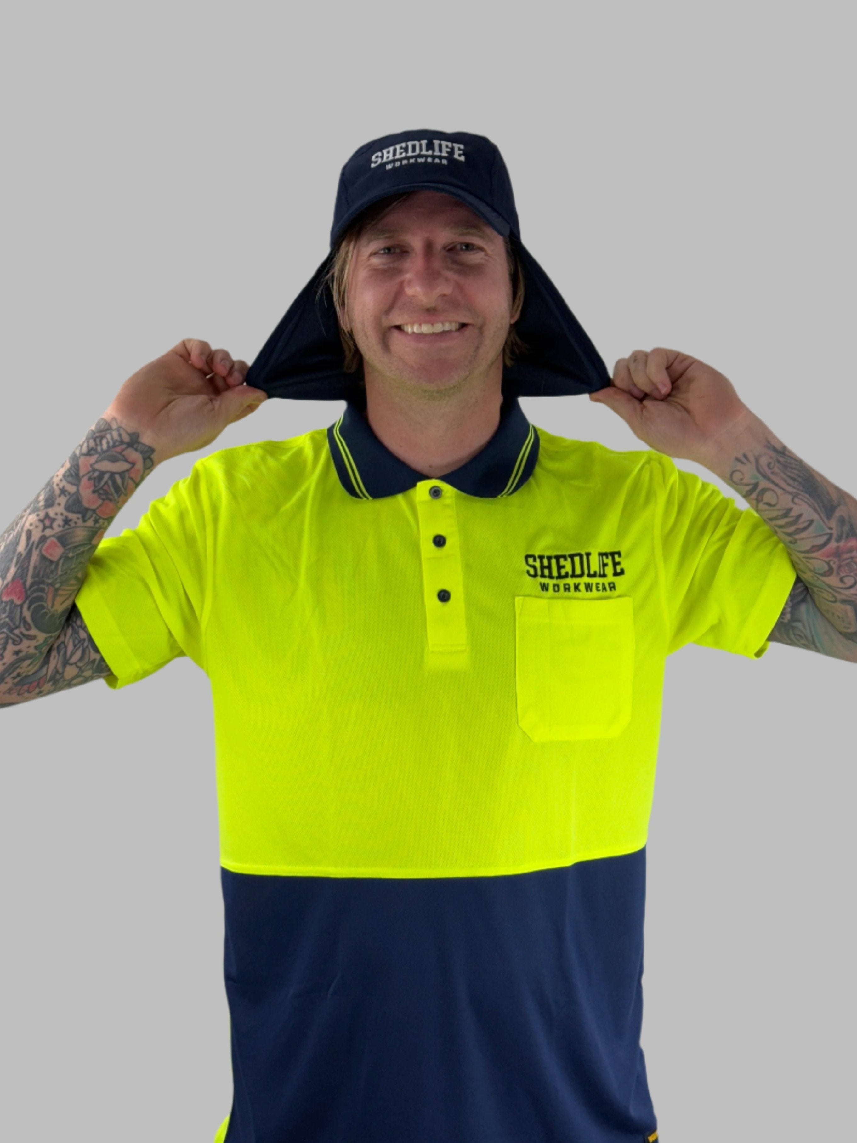 Flappy Back Hat – Shedlife Workwear